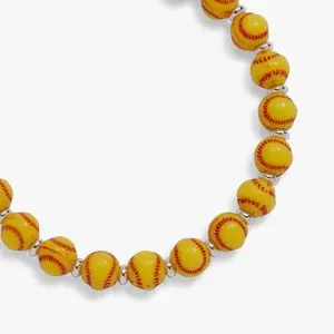 ALEX AND ANI Softball Beaded Bangle