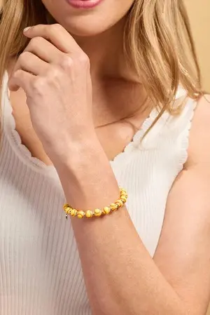 ALEX AND ANI Softball Beaded Bangle