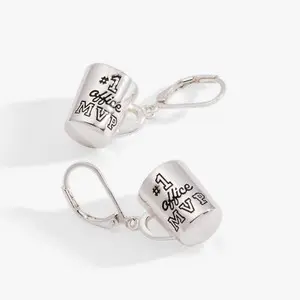 ALEX AND ANI 1 'office Mvp' Mug Earrings