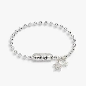 ALEX AND ANI The Twilight Saga 'forever' Barrel Closure Bracelet - Silver