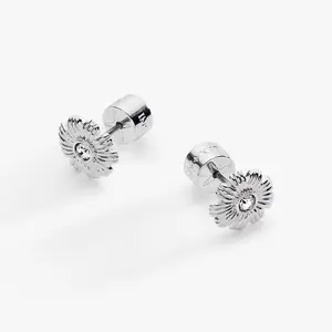 ALEX AND ANI Daisy Stud Earrings