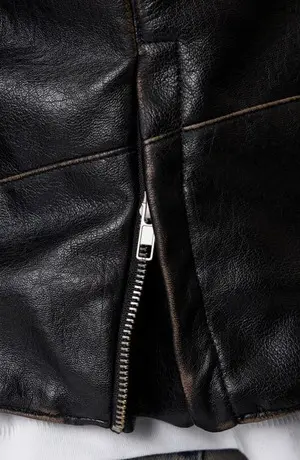Mnml Faux Leather Moto Jacket