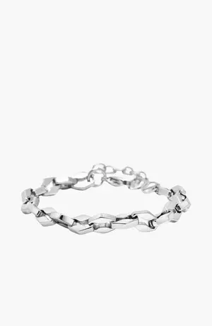 NIALAYA JEWELRY Geometric Link Bracelet