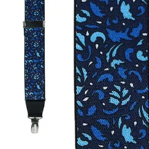 CROOKHORNDAVIS The Brocade 35mm Clip End Elastic Braces