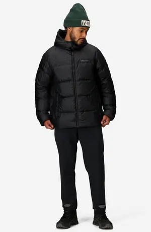 MARMOT Guides 700-fill-power Water-repellent Down Hooded Jacket - Black