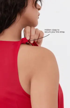 AAM THE LABEL The Wrap Top - Cherry