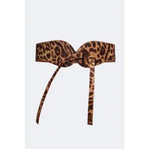 MESCH Esquel Hair-on Leather Belt - Leopard