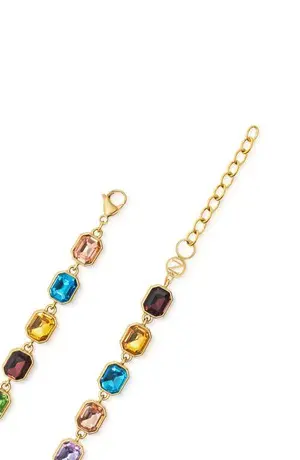 NIALAYA JEWELRY Emerald-cut Crystal Choker