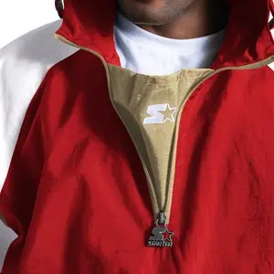 STARTER San Francisco 49ers Street Cut Half-zip Jacket