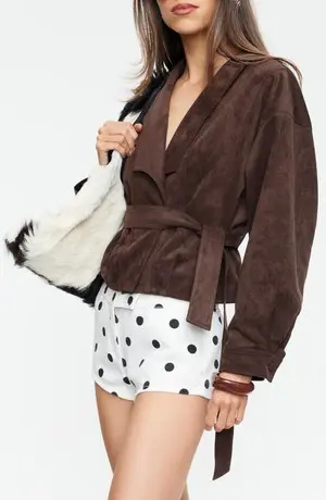 Lioness Ritz Faux Suede Jacket