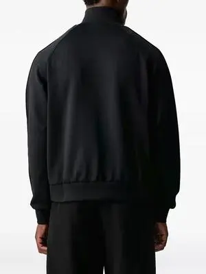 FILA Cavalese Logo-patch Zip-up Sweatshirt - Black