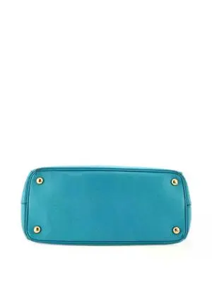 Prada Double Zip Lux Saffiano Leather Medium Tote Bag