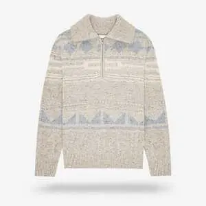 Allen Edmonds No Nationality Nn07 William Half-zip Sweater - Tan
