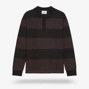 Allen Edmonds No Nationality Nn07 Rugby Polo Sweater - Black