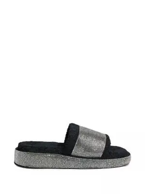 Dolce & Gabbana Rhinestone-embellished Platform Slides