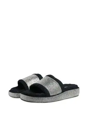 Dolce & Gabbana Rhinestone-embellished Platform Slides