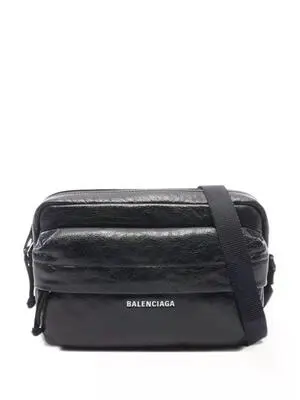 Balenciaga Explorer Camera Shoulder Bag - Black