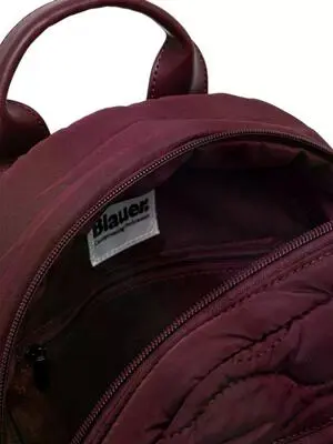 BLAUER. Quilted Logo-patch Backpack