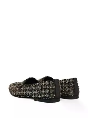 Dolce & Gabbana Crystal-embellished Loafers