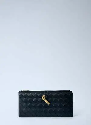 Bottega Veneta Andiamo Wallet Organizer - Black