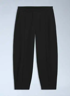 HUGO X ENTIRE STUDIOS Pleated Elasticated Waist Trousers - Black