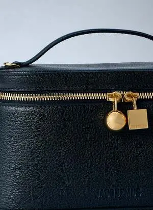 Jacquemus Le Petit Vanity Handbag - Black