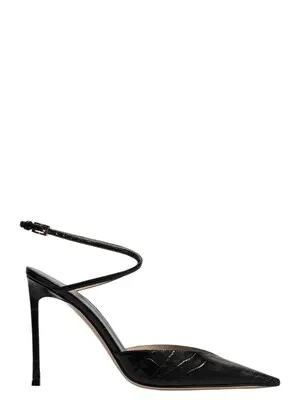TOM FORD Selen Crocodile-effect Leather Pumps
