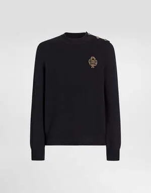 Dolce & Gabbana Smooth Knit Pullover - Blue