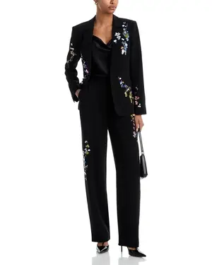 Cinq À Sept Karlie Waterfall Paillettes Blazer