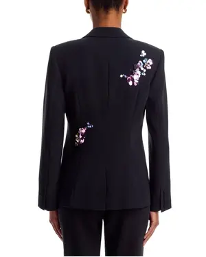 Cinq À Sept Karlie Waterfall Paillettes Blazer