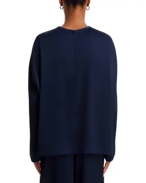 Cinq À Sept Delisa Long Sleeve Crewneck Top