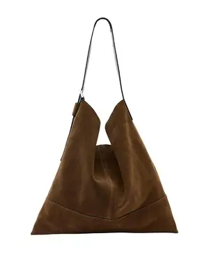 ALLSAINTS Asha Convertible Suede Shoulder Bag