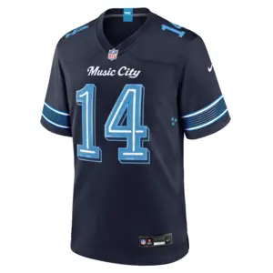Nike Carnell Tate Tennessee Titans Rivalries Collection Nfl Game Jersey - Blue