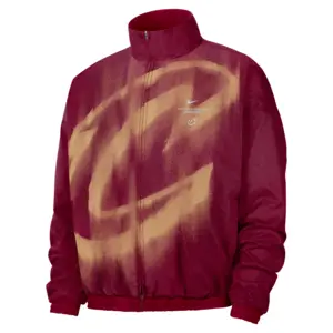 Nike Cleveland Cavaliers Standard Issue Woven Basketball Jacket - Red