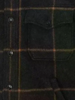 FORTELA Ringo Check-wool Shirt Jacket