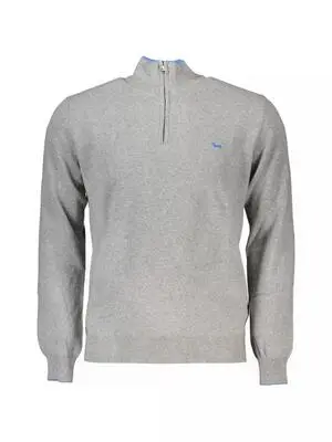 HARMONT & BLAINE Quarter-zip Embroidered Sweater