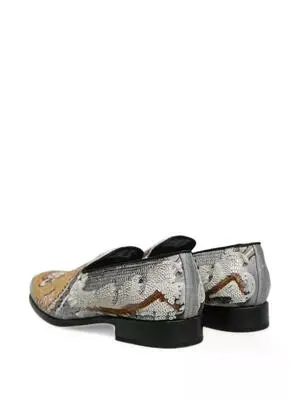Dolce & Gabbana Sequin-embellished Slip-on Loafers
