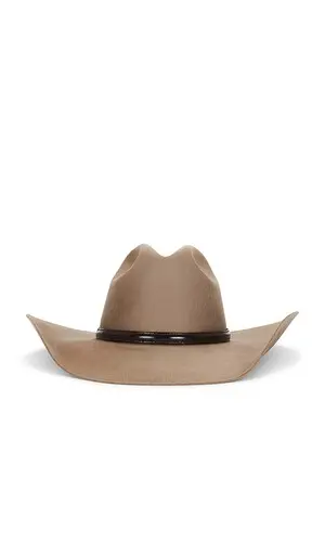 Janessa Leoné Nash Cowboy Hat In Cream - Clay