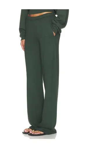 Eterne French Terry Oversized Wide Leg Sweatpant In Grey