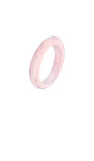 Dinosaur Designs Small Organic Bangle Bracelet In Pink