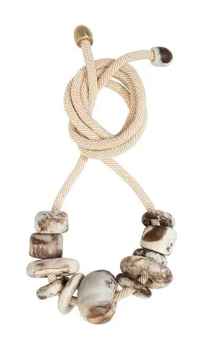 Dinosaur Designs Drift Choker Necklace In Brown - Cappuccino