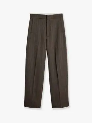 Soeur Jocelyn Virgin Wool Trousers - Brown
