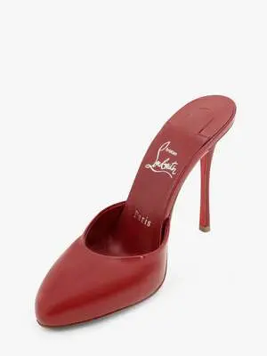 CHRISTIAN LOUBOUTIN Patent Leather Dolly Mule Sandals