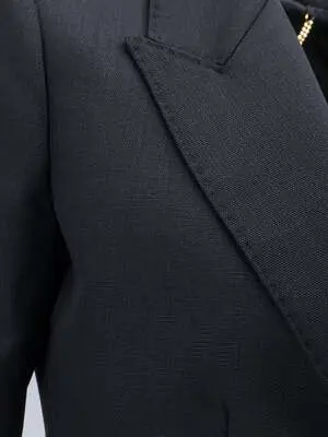 Elisabetta Franchi Spencer Virgin Wool Blazer
