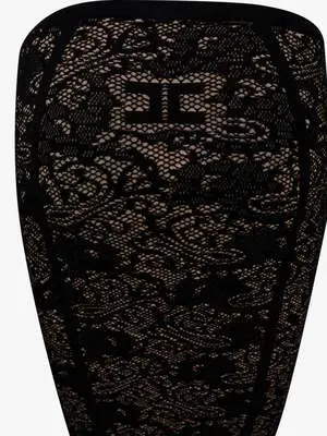 Elisabetta Franchi Embroidered Knitted Skirt