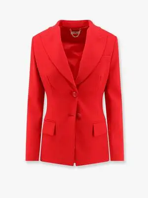 Elisabetta Franchi Fitted Blazer With Laces On The Back