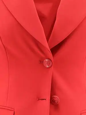 Elisabetta Franchi Fitted Blazer With Laces On The Back