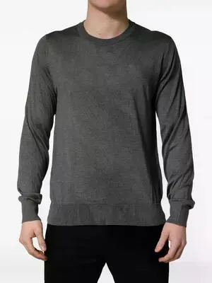 Dolce & Gabbana Crew-neck Long-sleeve Sweater - Grey