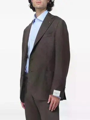 LUIGI BORRELLI Wool Single-breasted Blazer