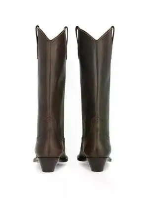 VIA ROMA 15 Tex New Semplice Pointed-toe Western-style Boots